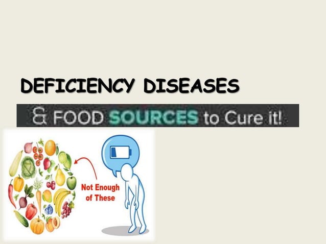 Malnutrition and deficiency diseases | PPTX | Nutrition | Healthy Living