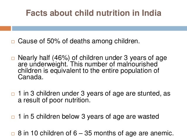 Malnutrition in india