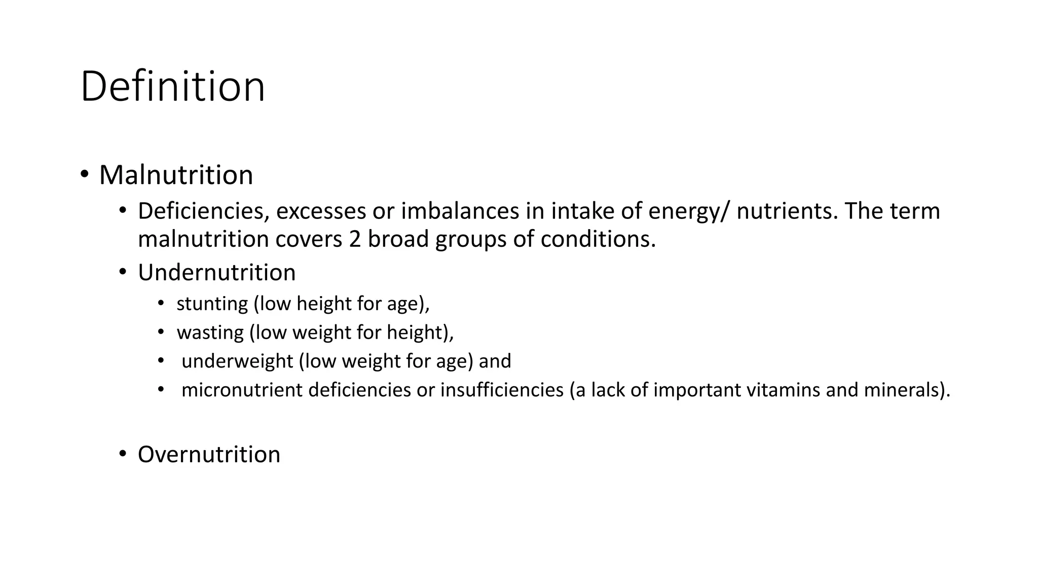 Malnutrition in pediatrics | PPTX