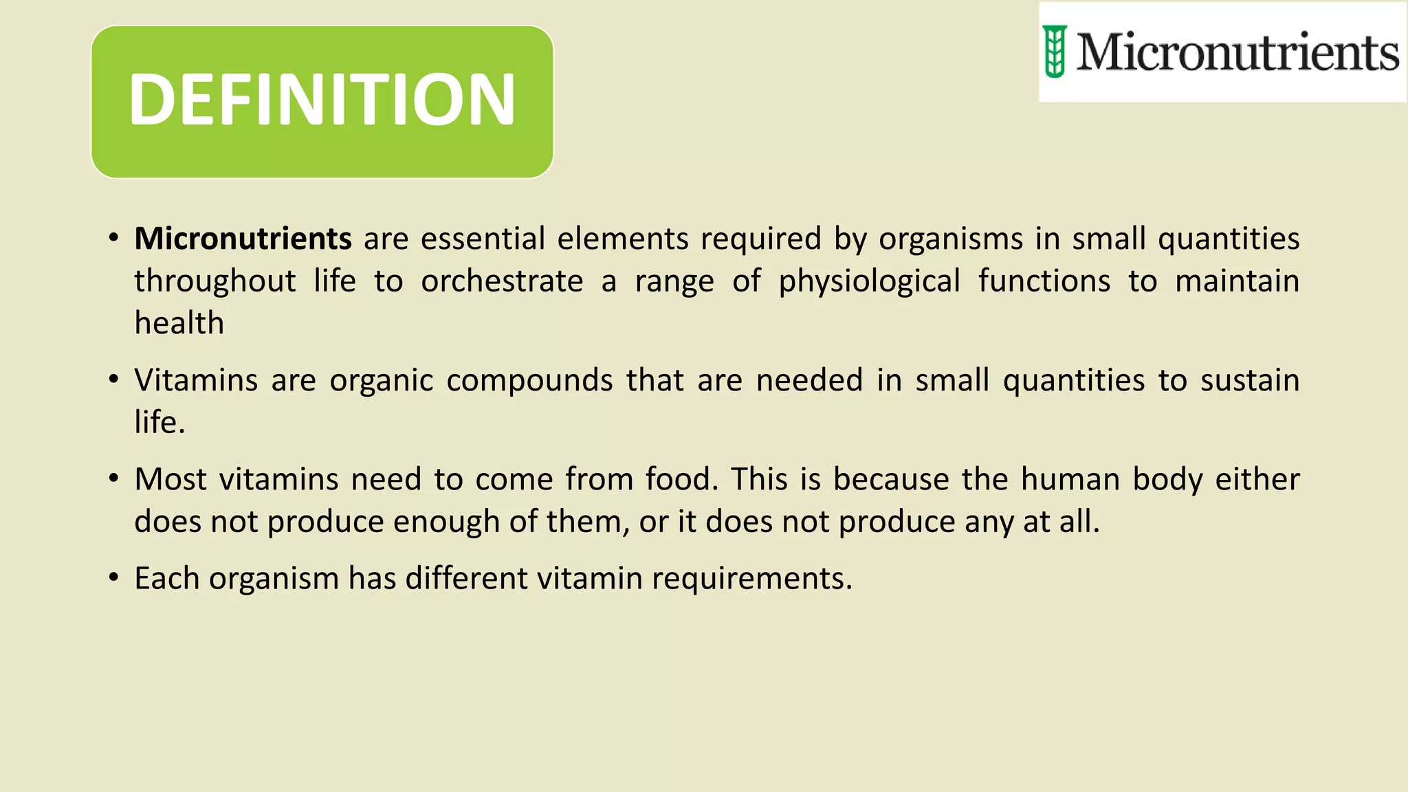Malnutrition on micronutrients | PPTX