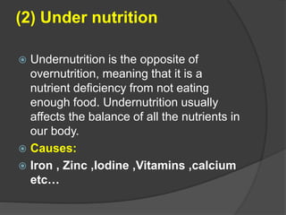 Malnutrition | PPTX