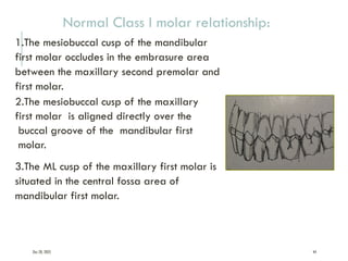 MALOCCLUSION ORTHODONTICS classification.pptx