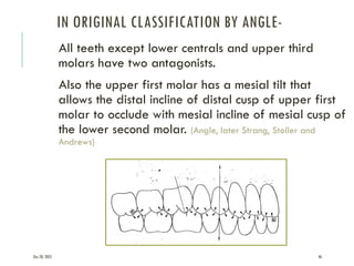 MALOCCLUSION ORTHODONTICS classification.pptx