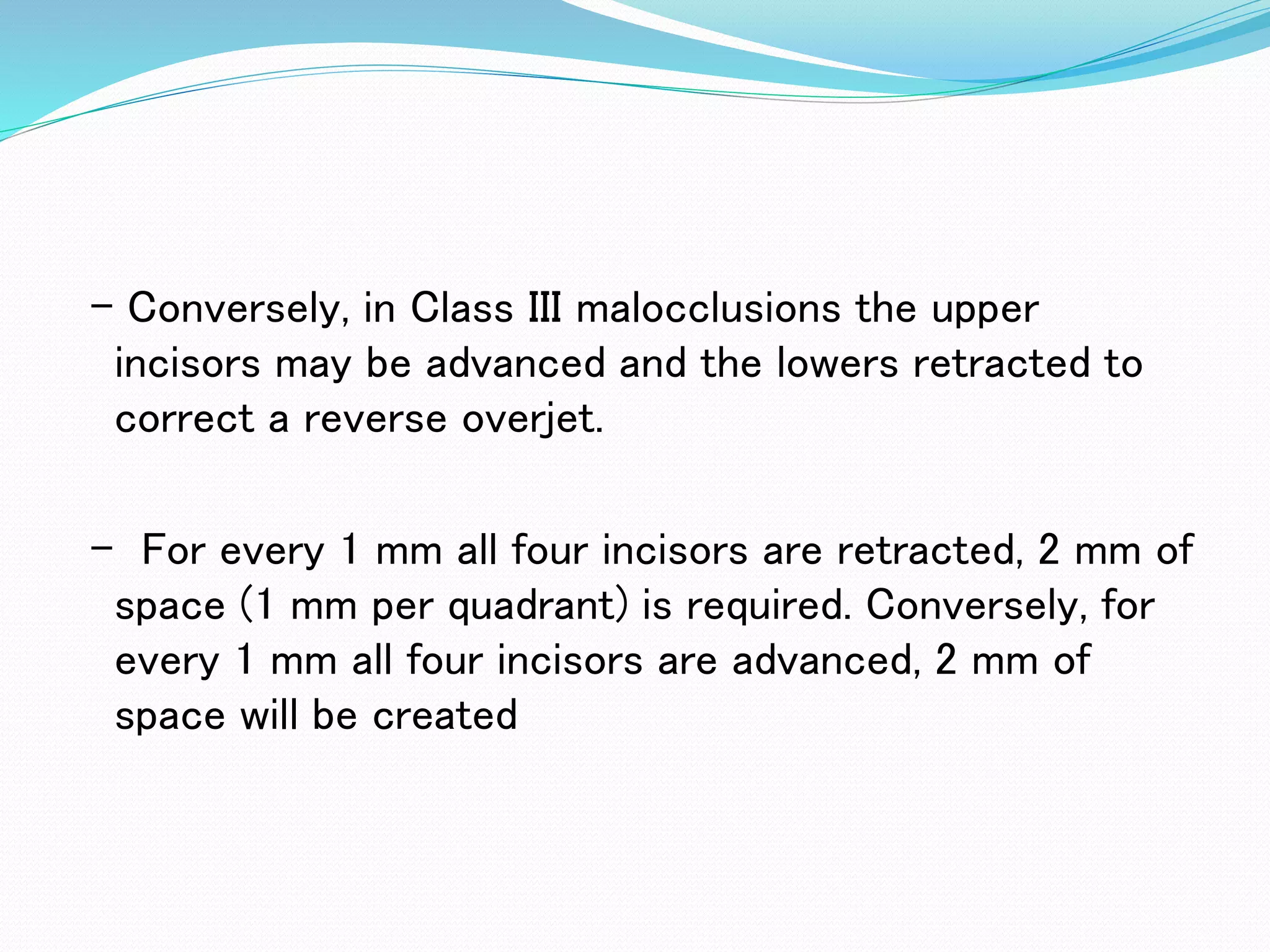 Malocclusion considerations regarding orthodontic cast analysis | PPTX