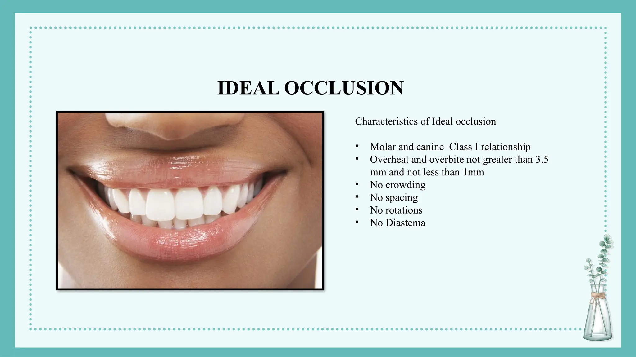 Malocclusion Presentation, general overview | PPTX