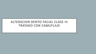 Maloclusión clase 3 dental y esqueletal en ortodoncia. | PPTX