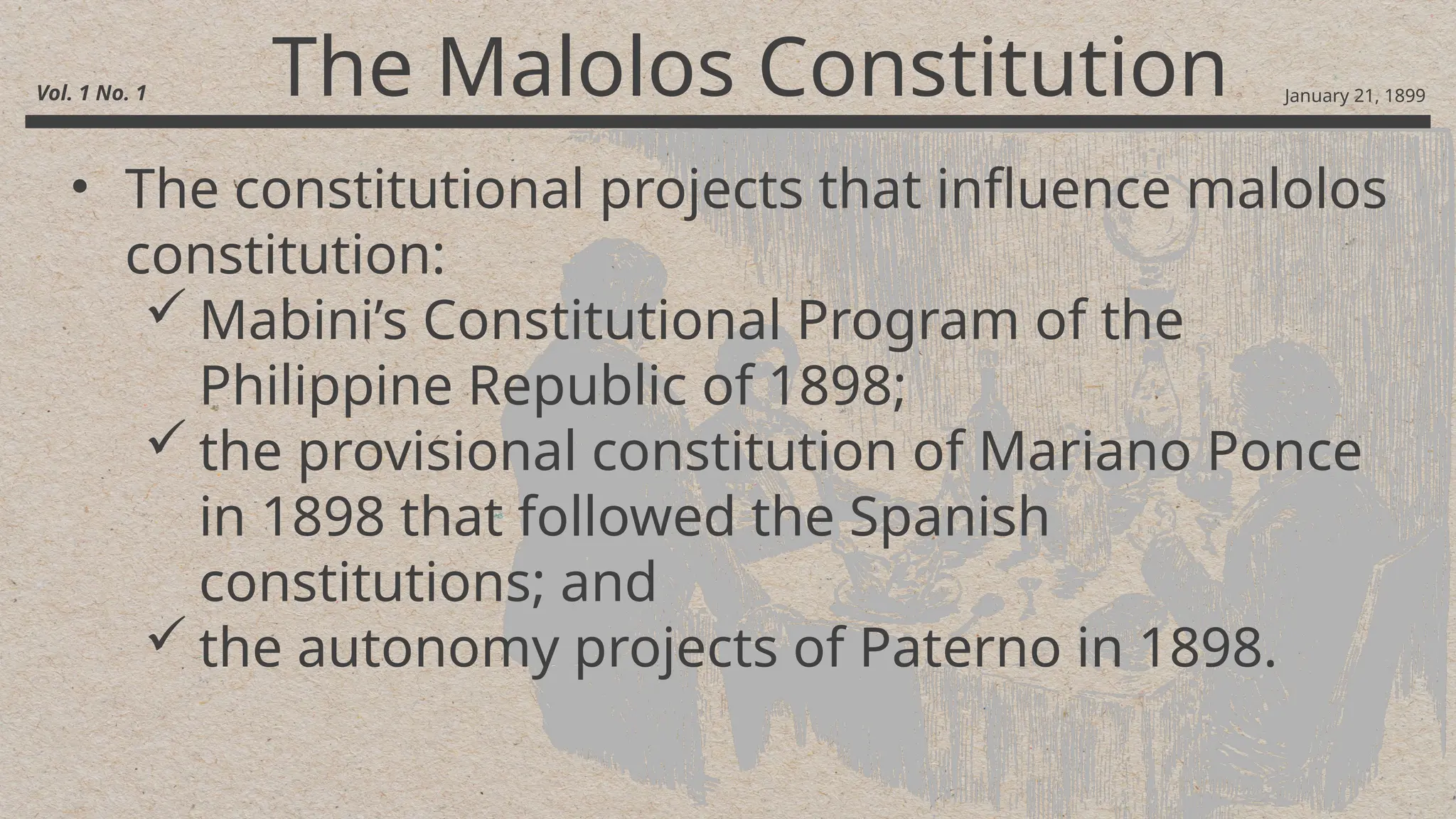 Malolos Constitution, First Republic Constitution of the Philippines | PPTX