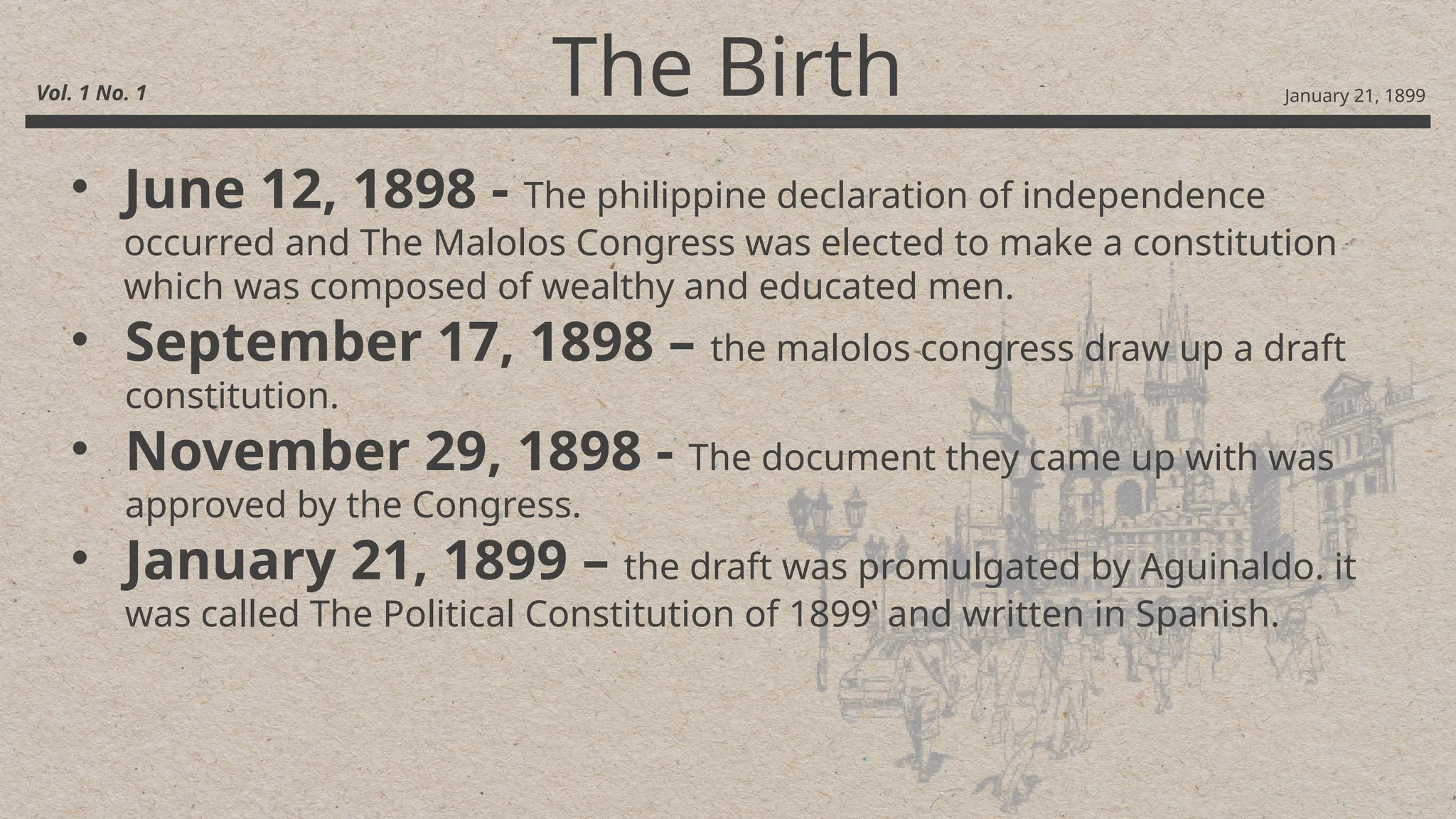 Malolos Constitution, First Republic Constitution of the Philippines | PPTX