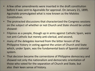 Republik ng Malolos, Ang Unang REpublika | PPT