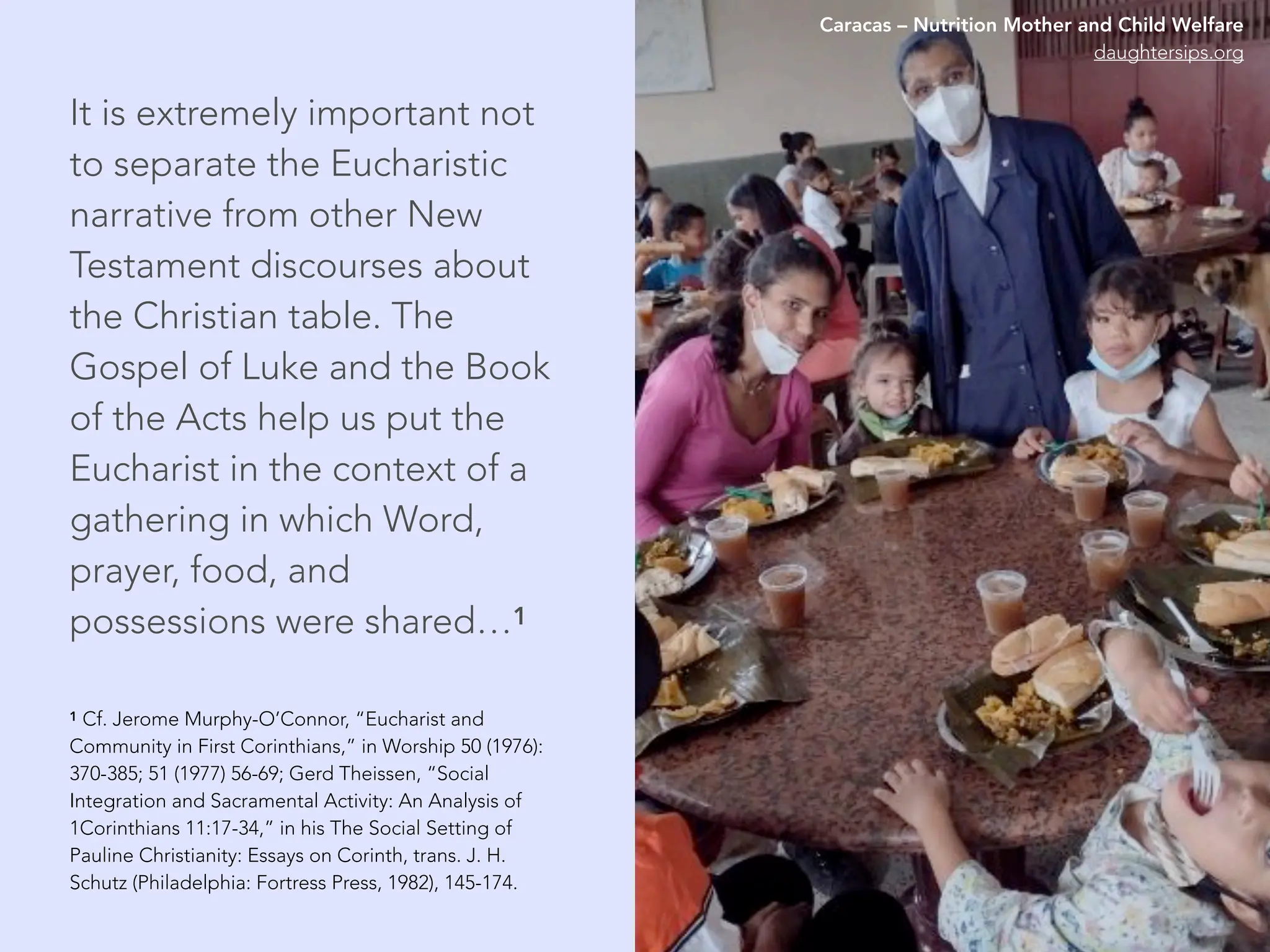 A Reflection, in a Vincentian Context, on the Eucharist | PDF