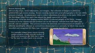 GEOSPATIAL TECHNOLOGY, CONCEPT, TECHNIQUES AND ITS COMPONENTS. pptx | PPTX