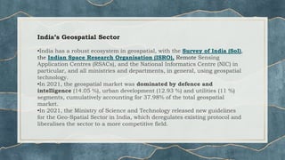GEOSPATIAL TECHNOLOGY, CONCEPT, TECHNIQUES AND ITS COMPONENTS. pptx | PPTX