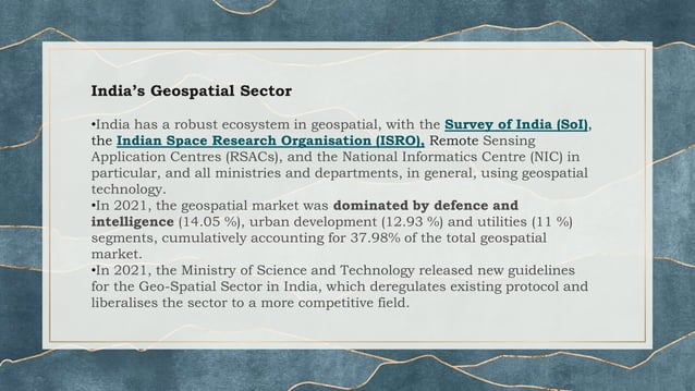 GEOSPATIAL TECHNOLOGY, CONCEPT, TECHNIQUES AND ITS COMPONENTS. pptx | PPTX