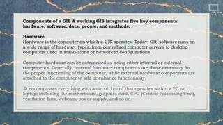 GEOSPATIAL TECHNOLOGY, CONCEPT, TECHNIQUES AND ITS COMPONENTS. pptx | PPTX