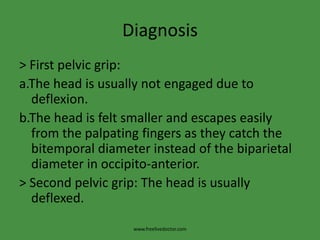 Malposition and malpresentations | PPTX