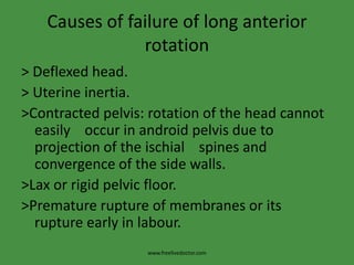 Malposition and malpresentations | PPTX