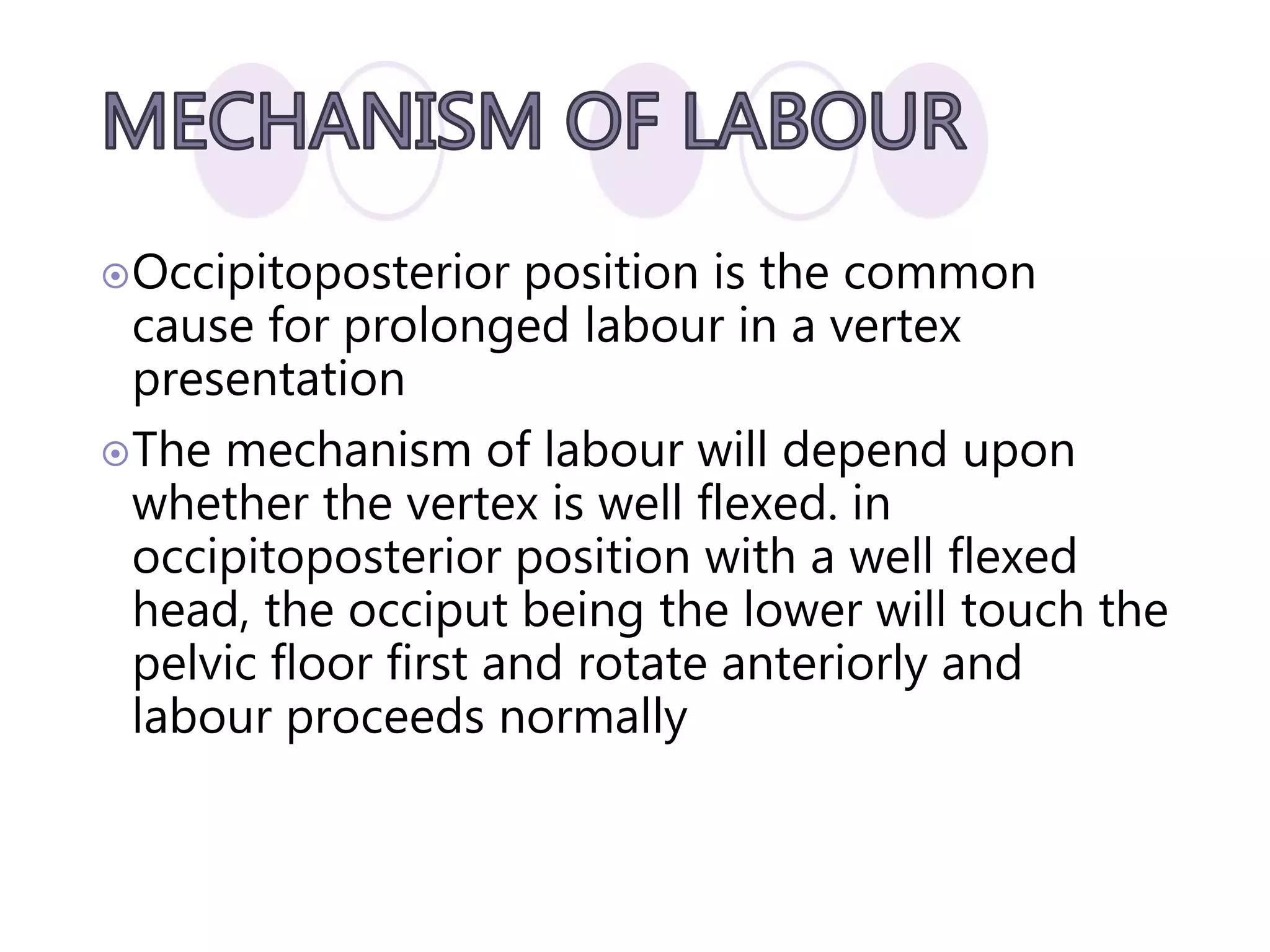 Malposition and malpresentations | PPTX