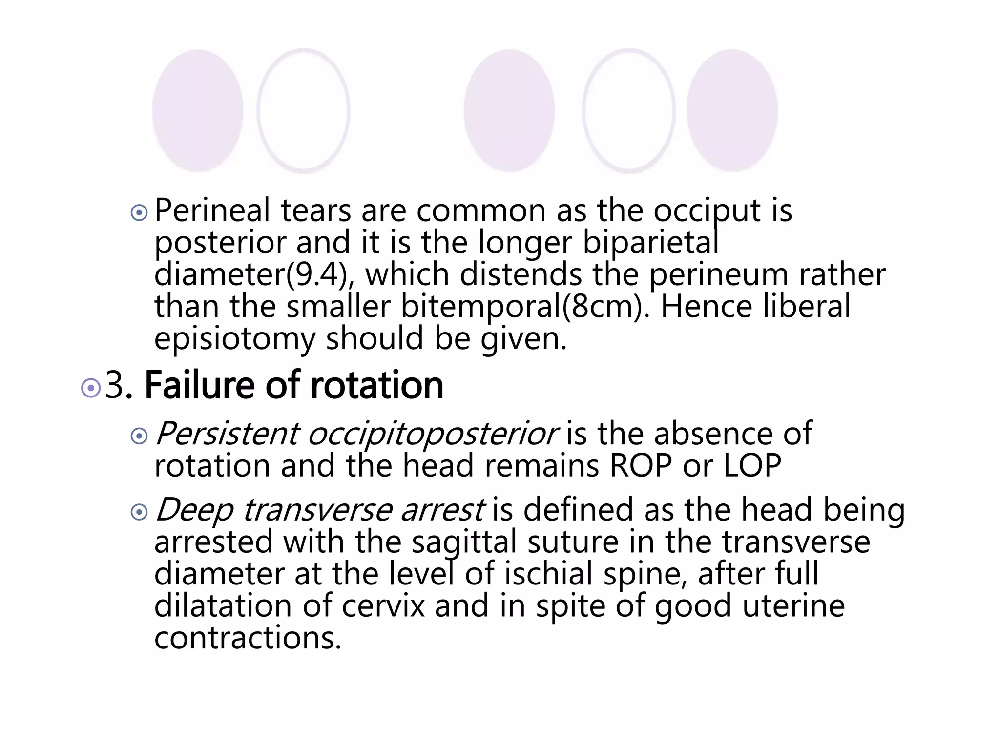 Malposition and malpresentations | PPTX