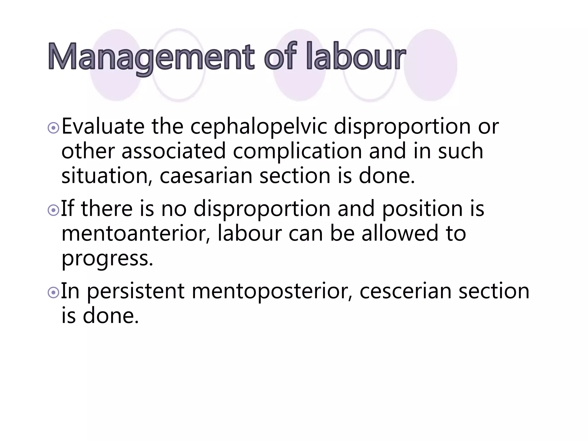 Malposition and malpresentations | PPTX