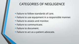 MALPRACTICE AND NEGLIGENCE IN NURSING.pptx