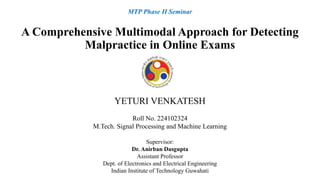Malpractice Detection Using Computer Vision | PPTX