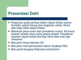 Malpresentasi dan malposisi | PPT