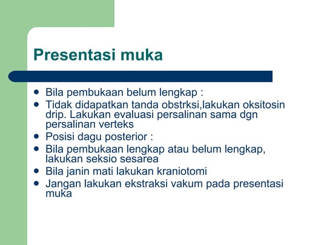 Malpresentasi dan malposisi | PPT