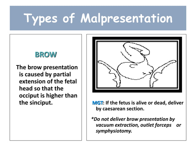 Malpresentation | PPT | Pregnancy | Reproductive Health