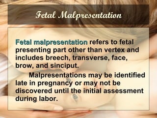 Mal presentation | PPT