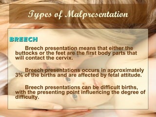 Mal presentation | PPT