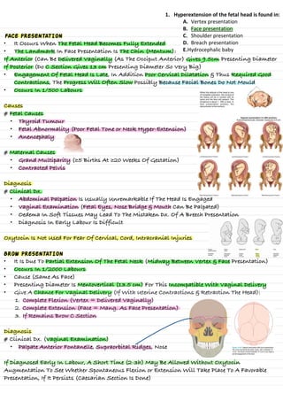 MALPRESENTATION (Obstetrics and gynaecology).pdf