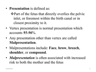Malpresentation and Malposition.pptx