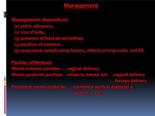 malpresentation and malposition ....pptx