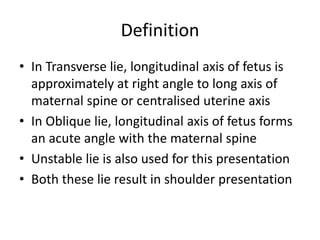 Malpresentations | PPT