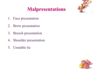 Malpresentations | PPTX