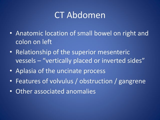 Malrotation of gut | PPTX | Digestive Disorders | Diseases and Conditions