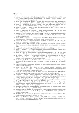 Malicious Hashing: Eve’s Variant of SHA-1 | PDF