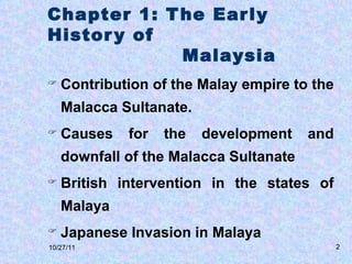 The Early History of Malaysia | PPT