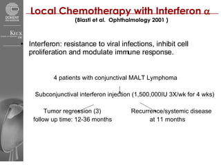 Conjunctival MALT Lymphoma | PPT