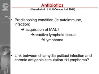 Conjunctival MALT Lymphoma | PPT