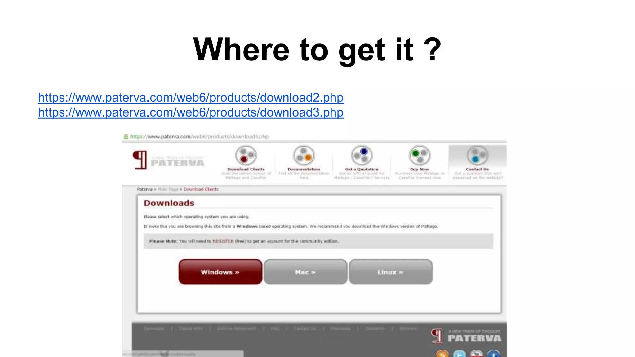 OSINT Tool - Reconnaissance with Maltego | PPTX