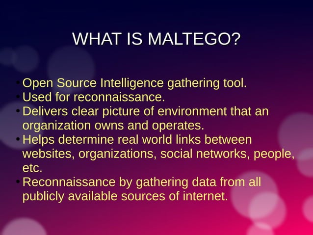 Maltego | PDF