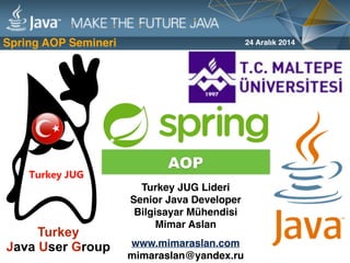 Maltepe Üniversitesi - Spring AOP | PPT