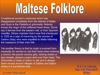 Maltese Folklore | PPT