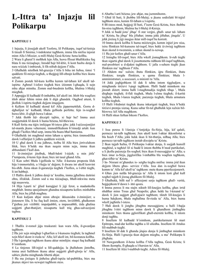 Maltese - The Epistle of Ignatius to Polycarp.pdf