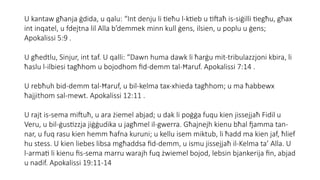 Maltese - The Precious Blood of Jesus Christ (Id-Demm Prezzjuż ta’ Ġesù ...