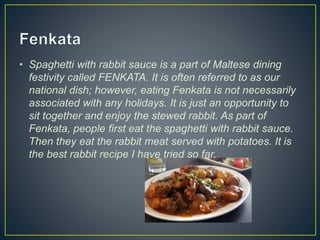 Maltese original foods | PPTX