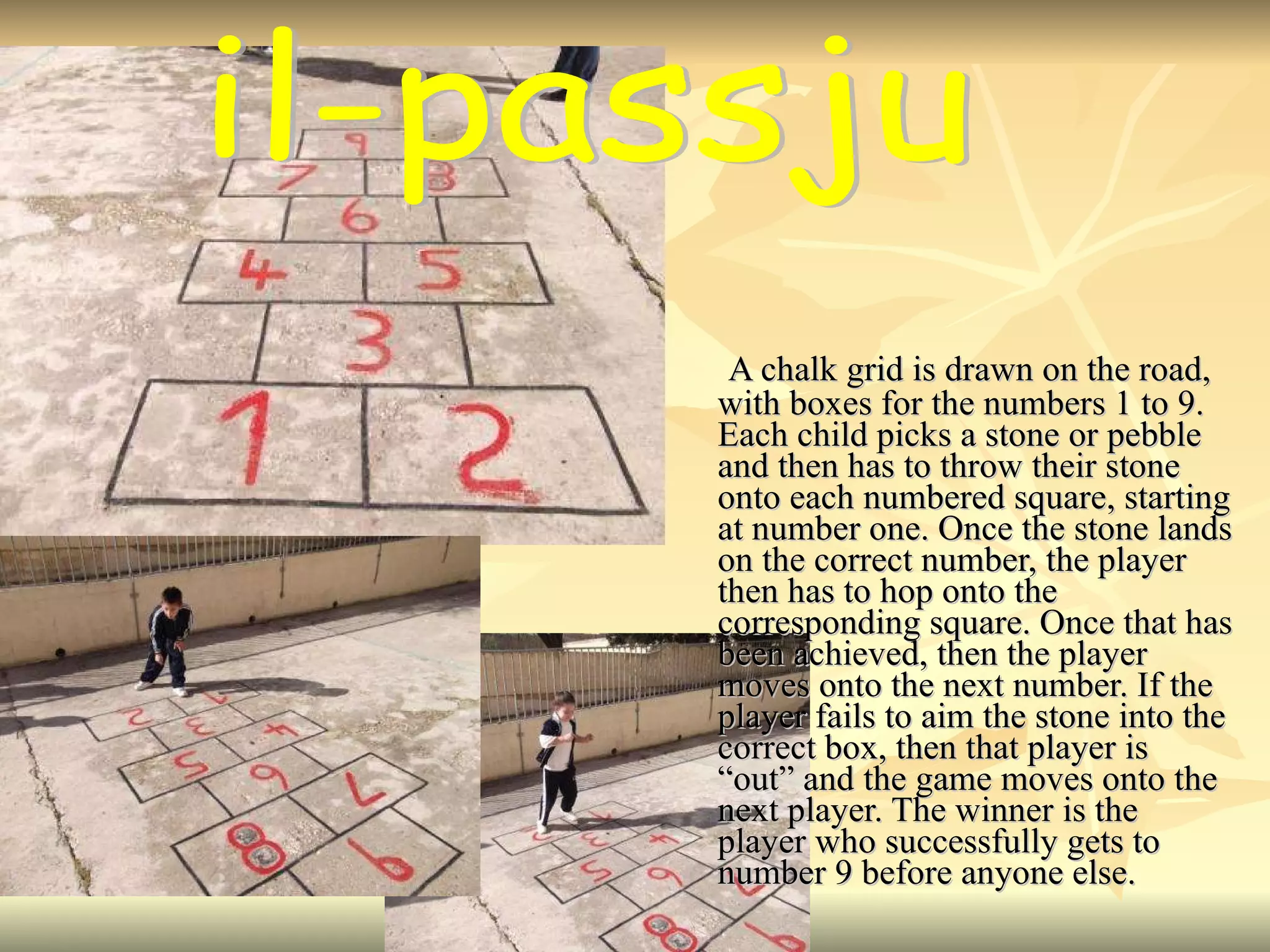 Maltese tradtional games | PPT