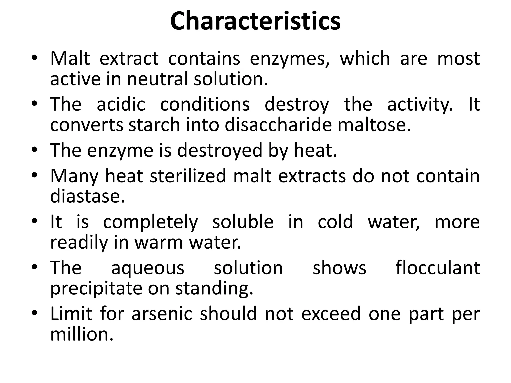 MALT EXTRACT- Barley cereals | PPTX