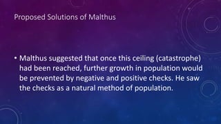 Malthus theory | PPSX